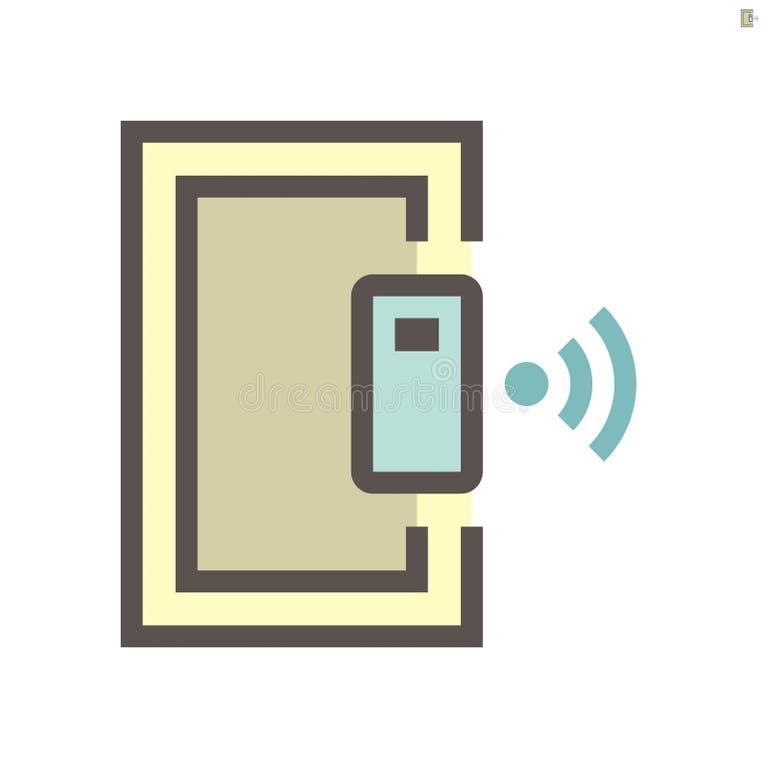 Automatic door icon stock vector. Illustration of interface - 193022272