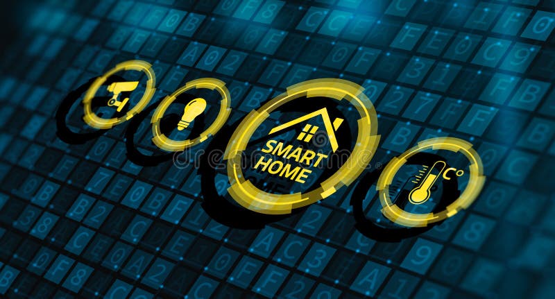 Smart Home Automation Control System Innovation Technology Stock ...
