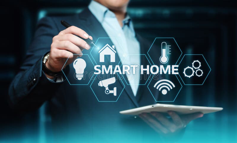 Smart Home Automation Control System. Innovation Technology Internet ...