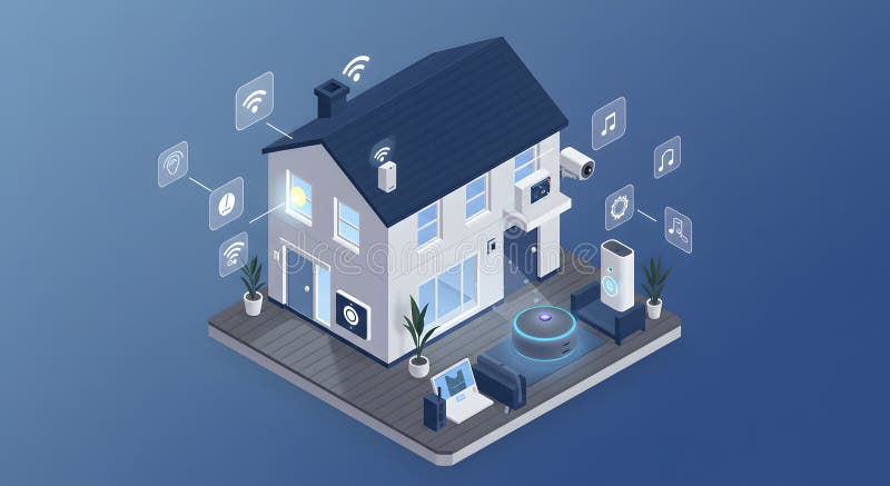 Smart Home Automation System with Connected Devices and Digital ...
