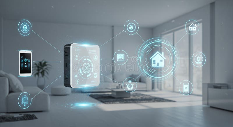 Smart Home Automation System Controlling Devices in a Modern Living ...