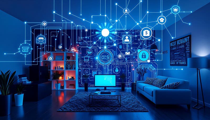 Smart Home Automation SystemðŸ , Technology Interface, Modern Living ...