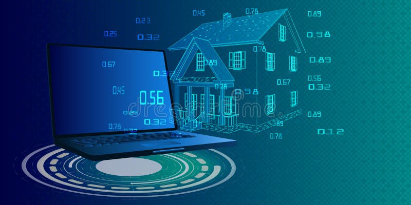 Smart Home Computing and System Control with Laptop. Security Control ...