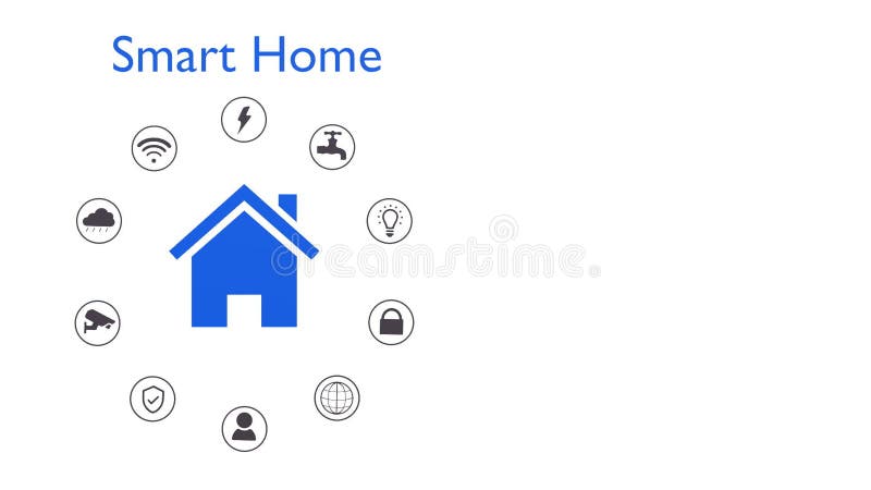 Smart Home Concept Animation, Remote Control Stock Footage - Video of ...