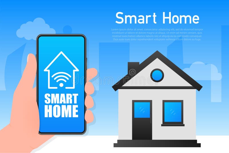 Smart Home Automation Background Stock Illustrations – 10,474 Smart ...