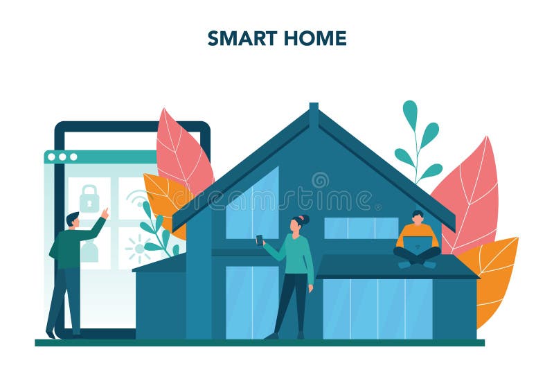 Home Automation Cartoon Stock Illustrations – 1,054 Home Automation ...