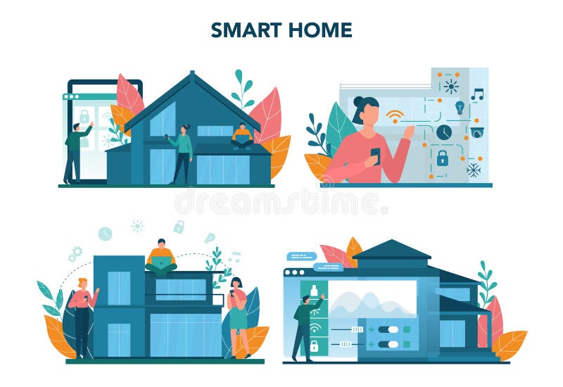 Home Automation Cartoon Stock Illustrations – 1,642 Home Automation ...