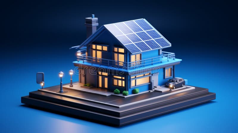 Solar Panels Rooftop Stock Illustrations – 8,933 Solar Panels Rooftop ...