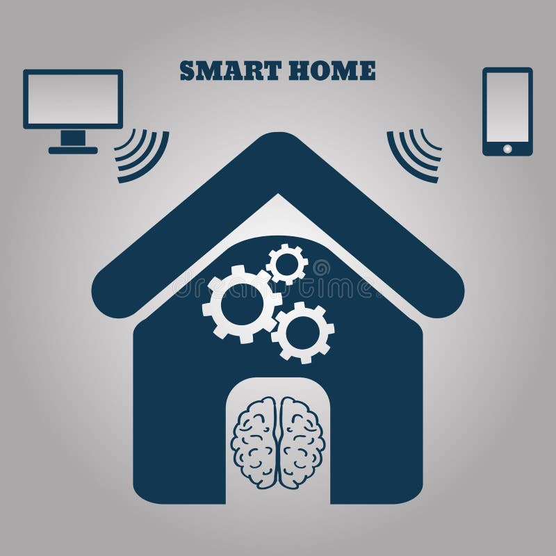 Smart Home Concept Symbol Illustration Eps 10 Stock Vector ...
