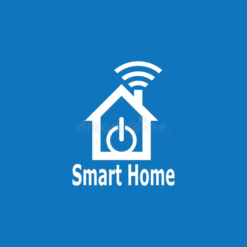 Smart Home Connection Logo Vector Template Illustration Stock ...