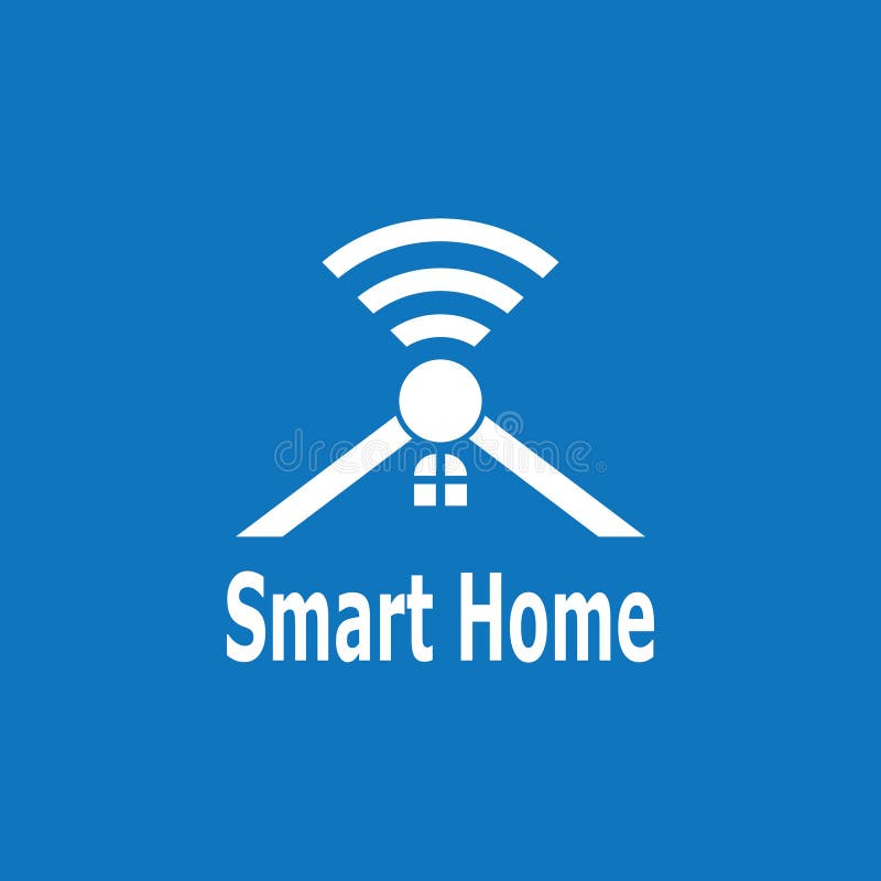 Smart Home Connection Logo Vector Template Illustration Stock ...