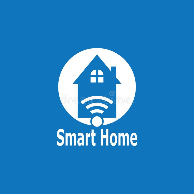 Smart Home Connection Logo Vector Template Illustration Stock ...