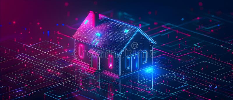 Smart Home Connectivity: a Symphony of Tech Innovation. Concept Home ...