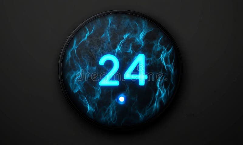 Smart Home Control Dial (3D Illustration) Stock Illustration ...