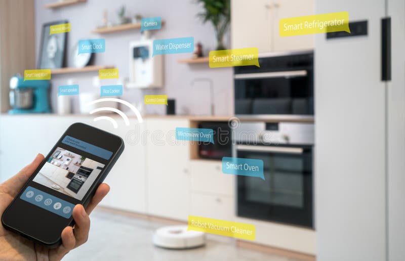 Smart Home, Control Electronic Devices Using Mobile Phones, Operating ...