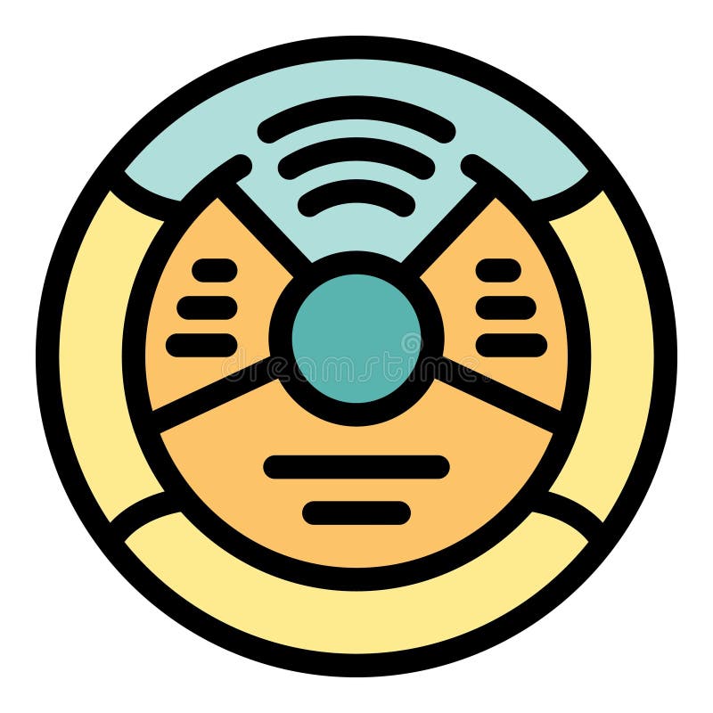 Smart Home Control Panel Icon Showing Wifi Connection Stock Vector ...