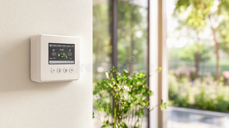 Smart Home Control Panel Managing Energy Consumption in a Modern House ...