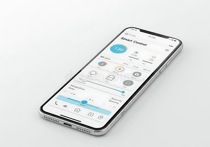 Smart Home Control on Smartphone App with Home Automation Interface ...