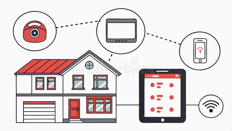 Smart Home Control Tablet, Home Automation System, Tech Interface, and ...