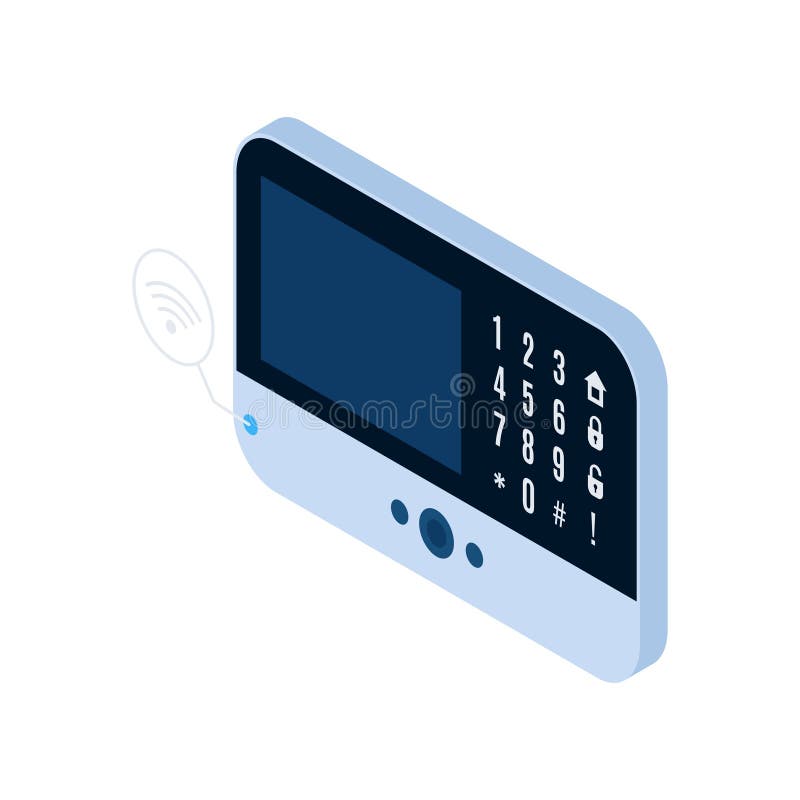 Alarm System Icon stock vector. Illustration of connection - 228512660