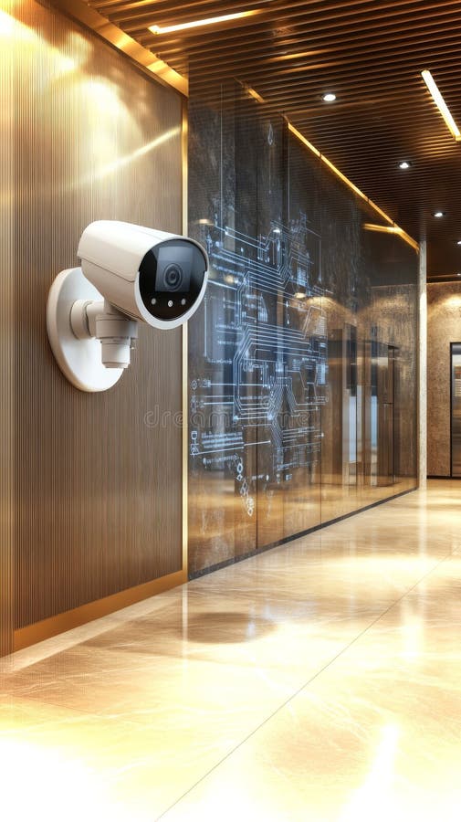 Smart Home Corner Cam Providing Advanced Security in Modern Residential ...