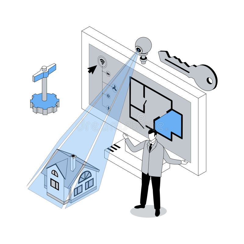 Concept Security Camera System Stock Illustrations – 16,032 Concept ...