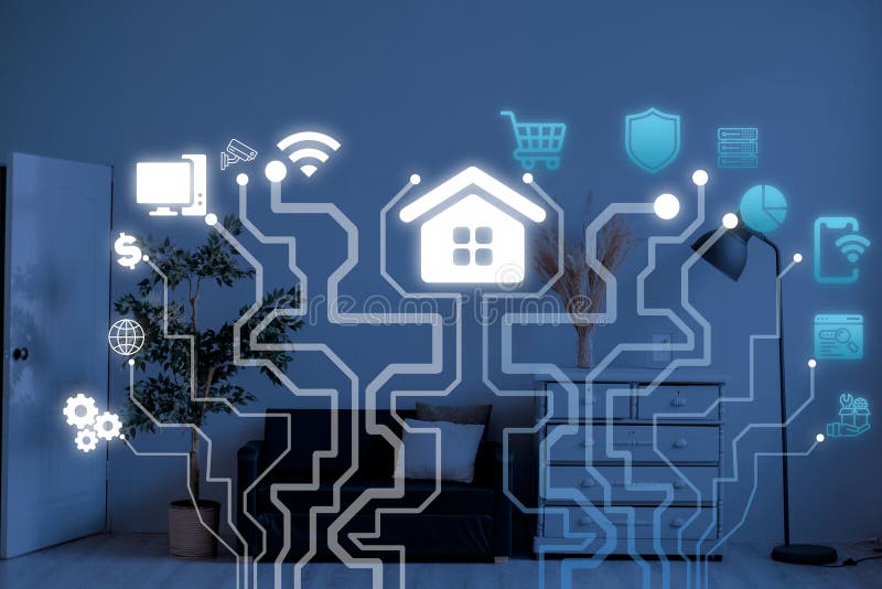 Smart Home Dashboard To Control Home Appliances Assistant Technology ...