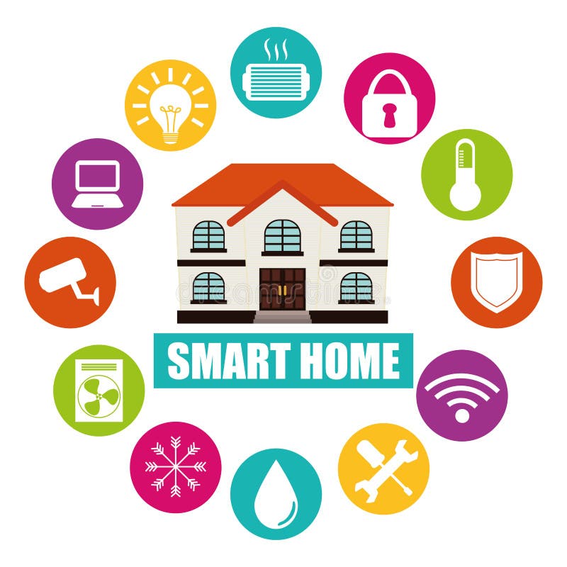 Smart Home Automation Technology Infographics Stock Vector ...