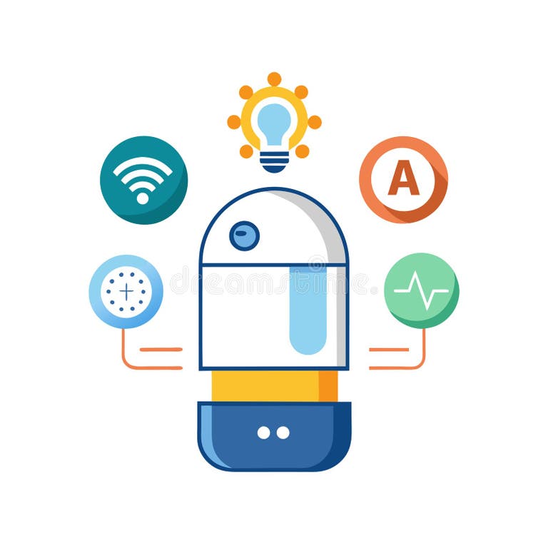 Smart Home Device: Automation System with Sensors, Connectivity, and ...