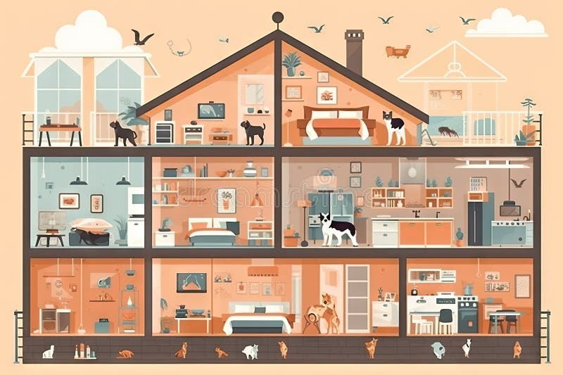 Smart Home, with Different Types of Sensors, Monitoring the Presence of ... Smart Home, with Different Types of Sensors, Monitoring the Presence of ...