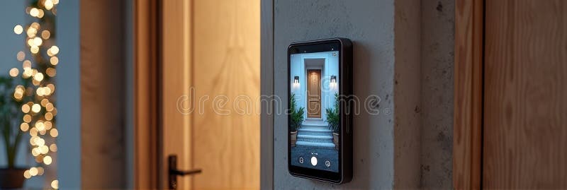 Smart Home Door Security System with Wall-mounted Control Panel in ...