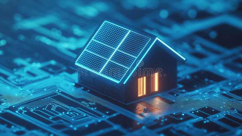 Smart Home Equipped with Rooftop Solar Panels and Renewable Energy ...