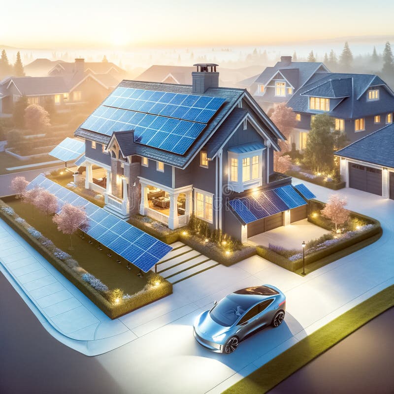 Smart Home of the Future: Solar-Powered with Autonomous Car and Drone ...