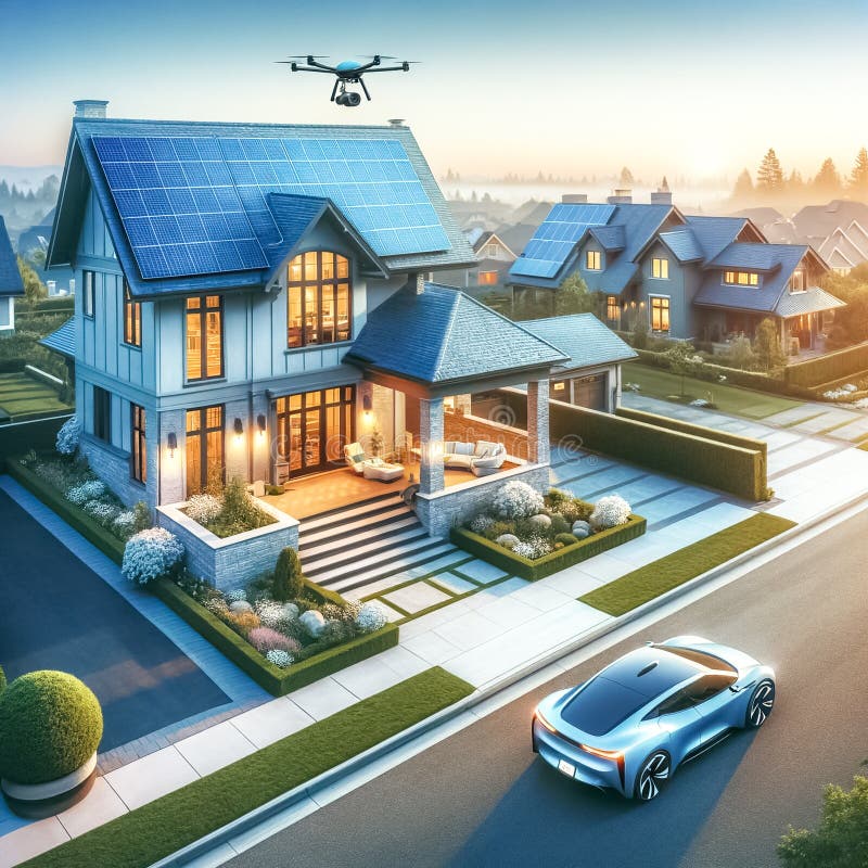 Smart Home of the Future: Solar-Powered with Autonomous Car and Drone ...