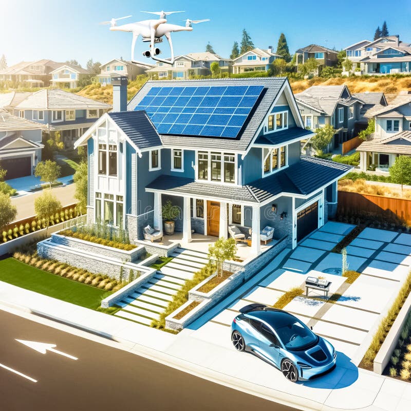 Smart Home of the Future: Solar-Powered with Autonomous Car and Drone ...