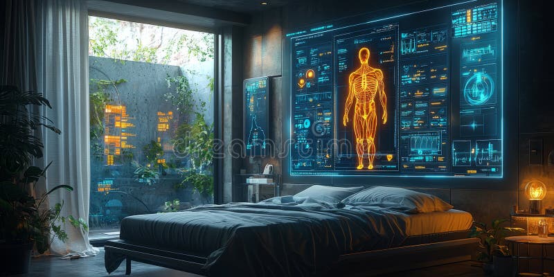 Smart Home Healthcare Technology Interface with Holographic Patient ...