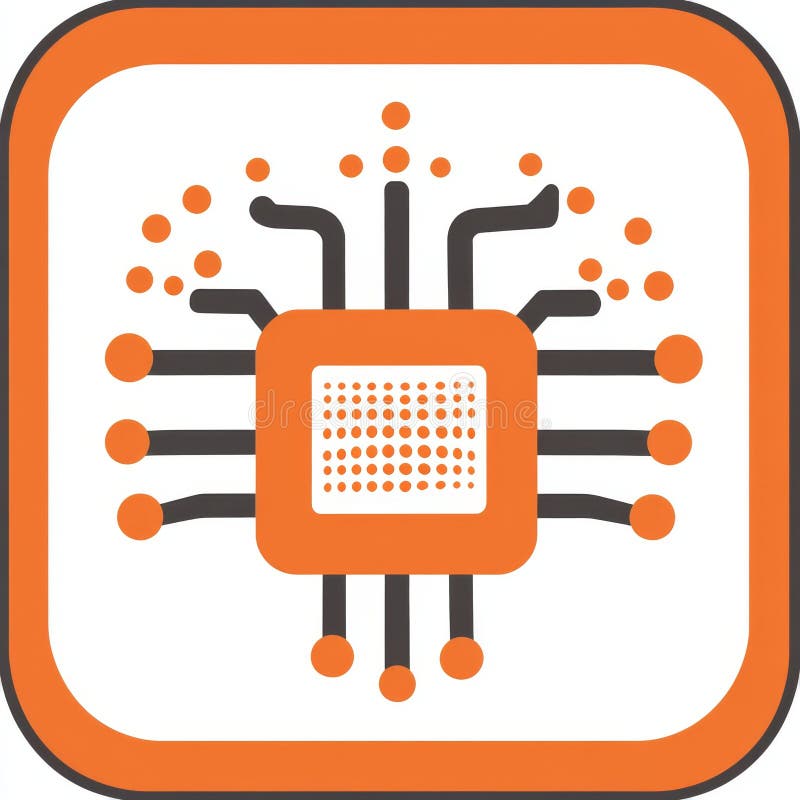 A Smart Home Hub Icon in Minimalist Style that Includes a Wi-Fi Signal ...