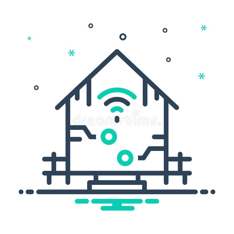 Mix Icon for Smart Home, Smart and Safety Stock Illustration ...