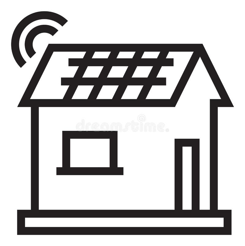 Solar Roof Icon Stock Illustrations – 2,326 Solar Roof Icon Stock ...