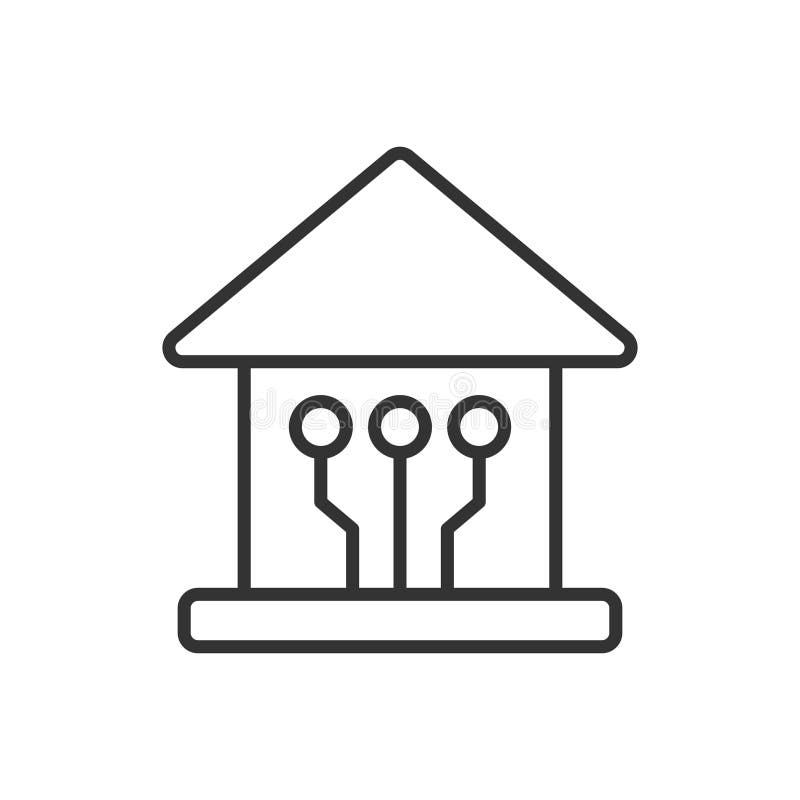 Smart home icon stock illustration. Illustration of management - 364492980