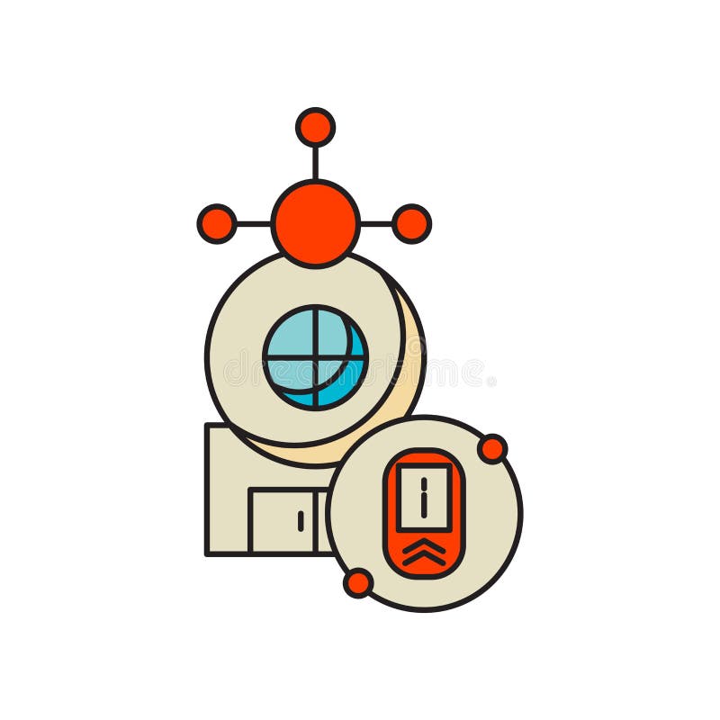 Smart Home Icon Vector Isolated on White Background, Logo Concept of ...