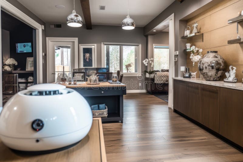 Smart Home with Integrated Security System, Including Surveillance ...