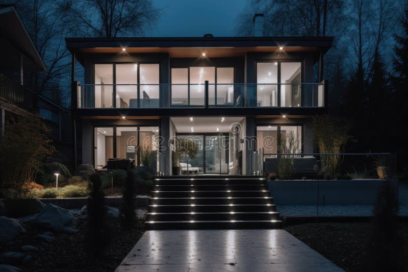 Smart Home with Integrated Security System, Including Surveillance ...