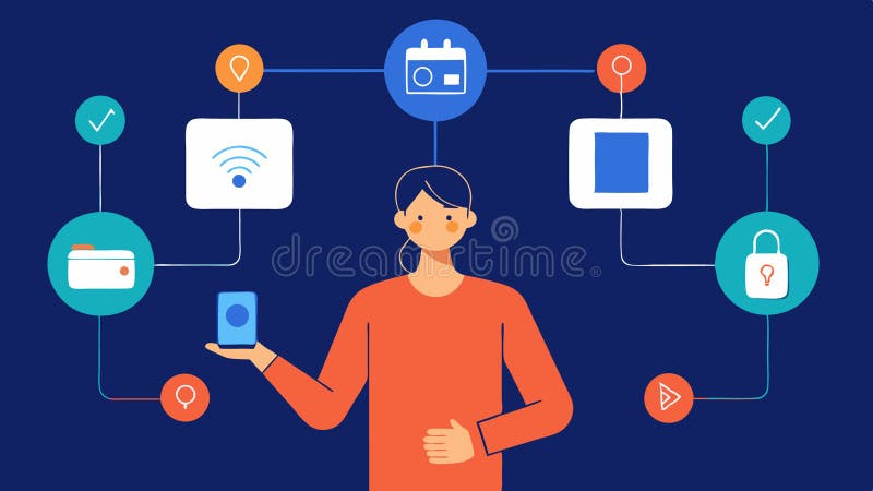 Smart Home Interaction a Designer Illustrating User Scenarios Where a ...