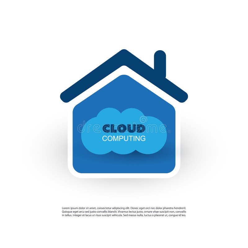 Smart Home, Internet of Things or Cloud Computing Design Concept with ...