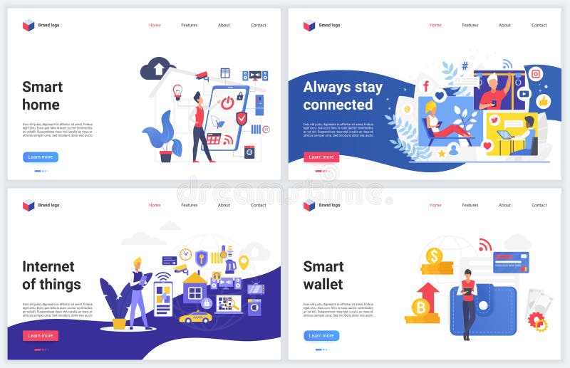 Smart Home Technology Design Stock Illustrations – 102,720 Smart Home ...