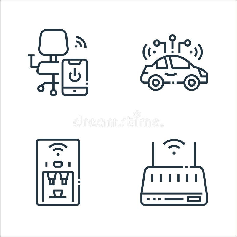 Home Office Auto Icons Stock Illustrations – 133 Home Office Auto Icons ...