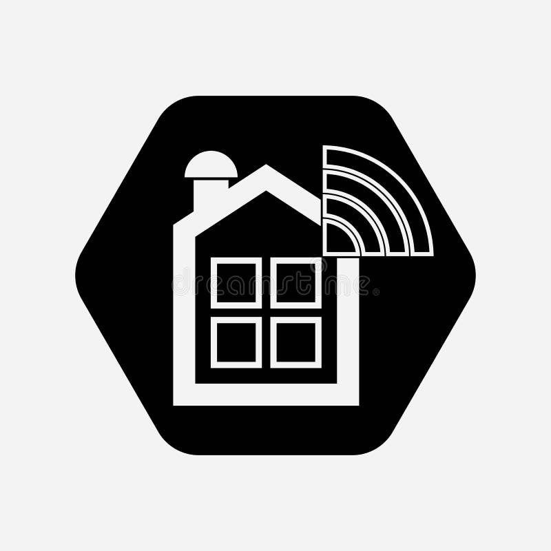 Smart Home Logo Vector Illustrations Design Stock Illustration ...