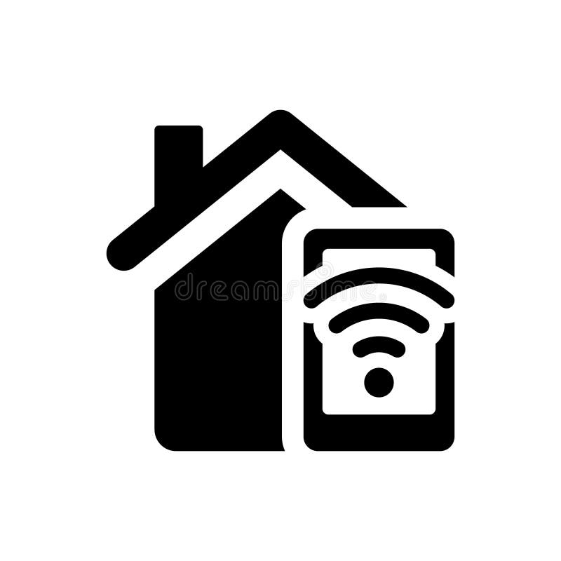 Mobile Control System Line Icon Concept. Mobile Control System Flat ...