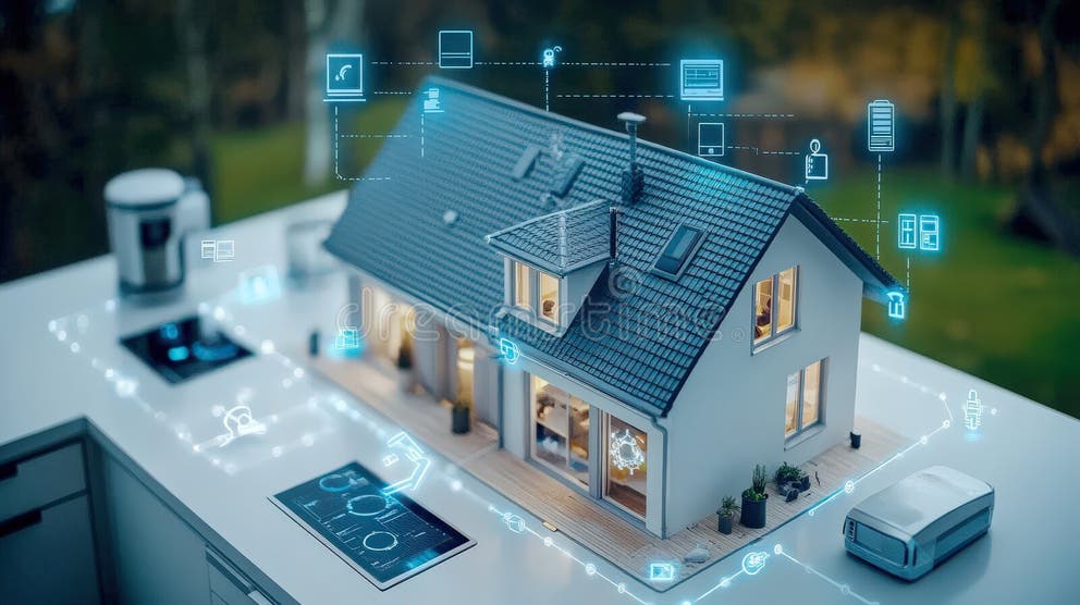 Smart Home Model with Connectivity Features and Digital Representation ...